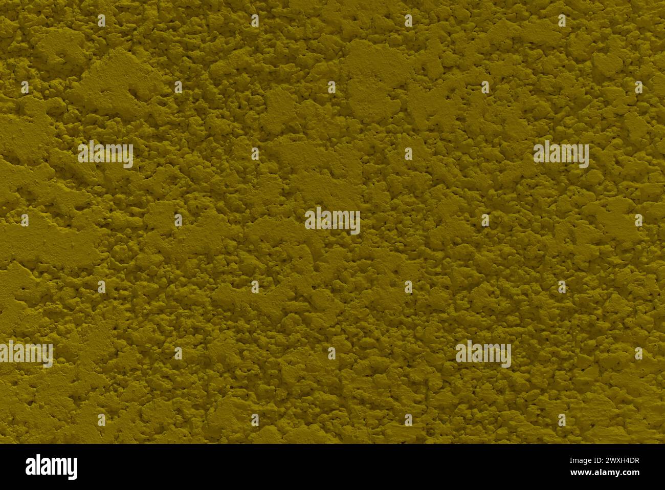 Yellow dirty color paint abstract pattern plaster surface stucco wall ...