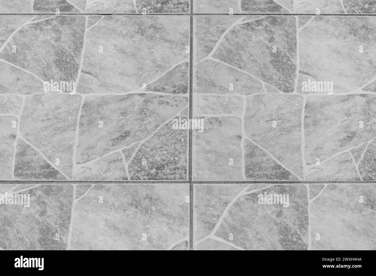 Close-up gray abstract stone pattern mosaic floor tiles texture ...