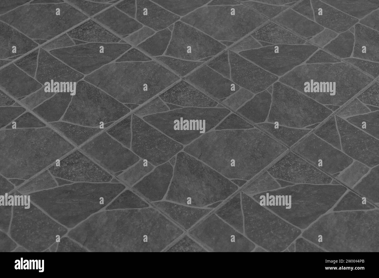 Grey dark black mosaic stone ceramic floor tile background surface ...