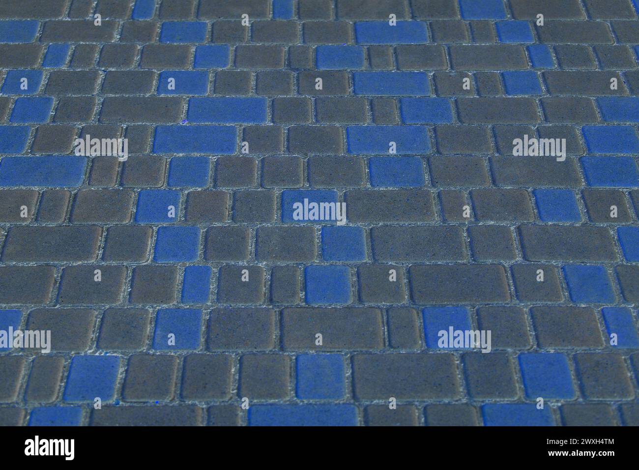 Blue Grey Paving Slab Floor Surface Street Texture City Background Tile ...