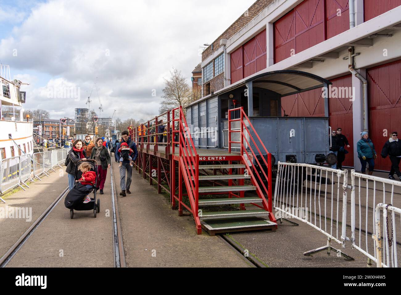 Princes Wharf - the historic docks area of the city of Bristol, UK ...