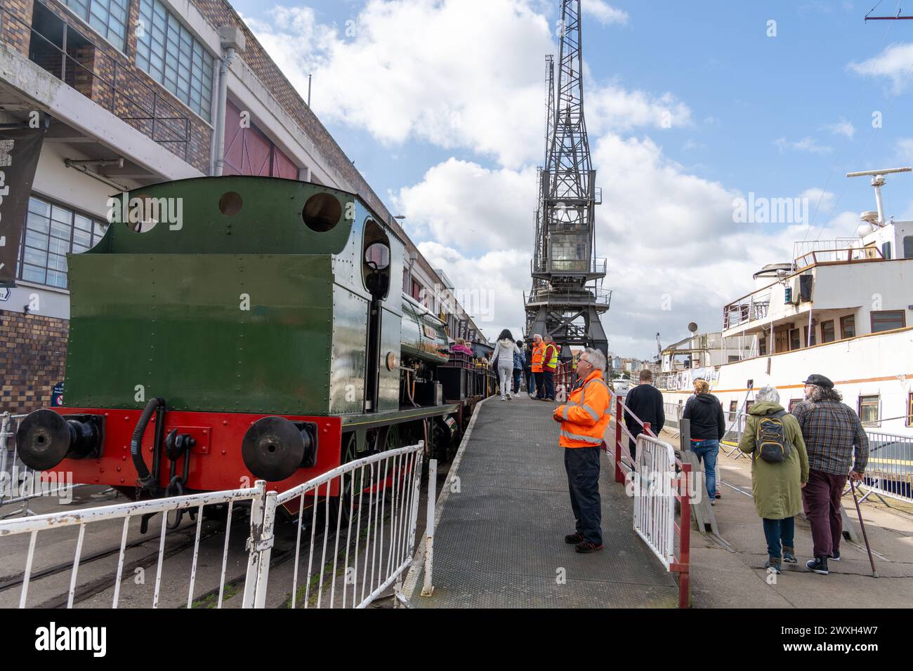 Princes Wharf - the historic docks area of the city of Bristol, UK ...