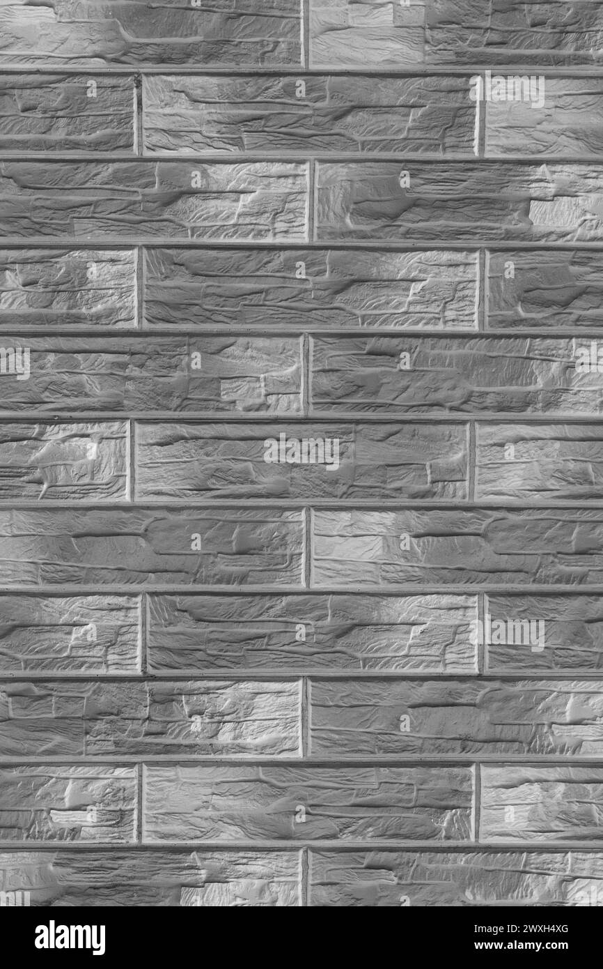 Vertical grey abstract pattern brickwork masonry brick wall texture ...