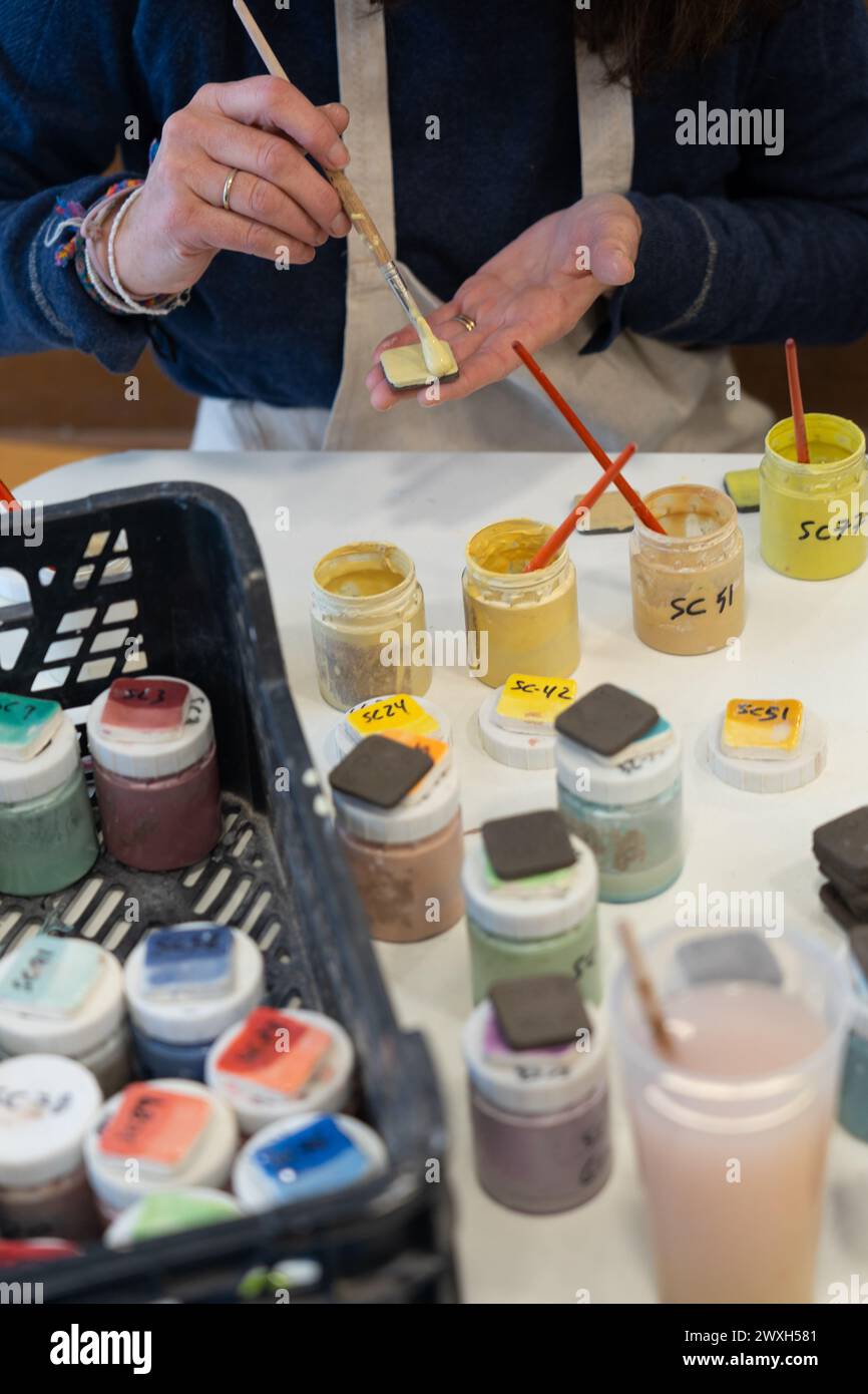 Glazing technique hi-res stock photography and images - Alamy