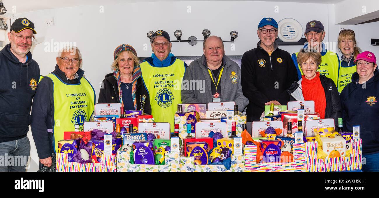 Budleigh Lions Spring Raffle raising money for local causes Stock Photo ...