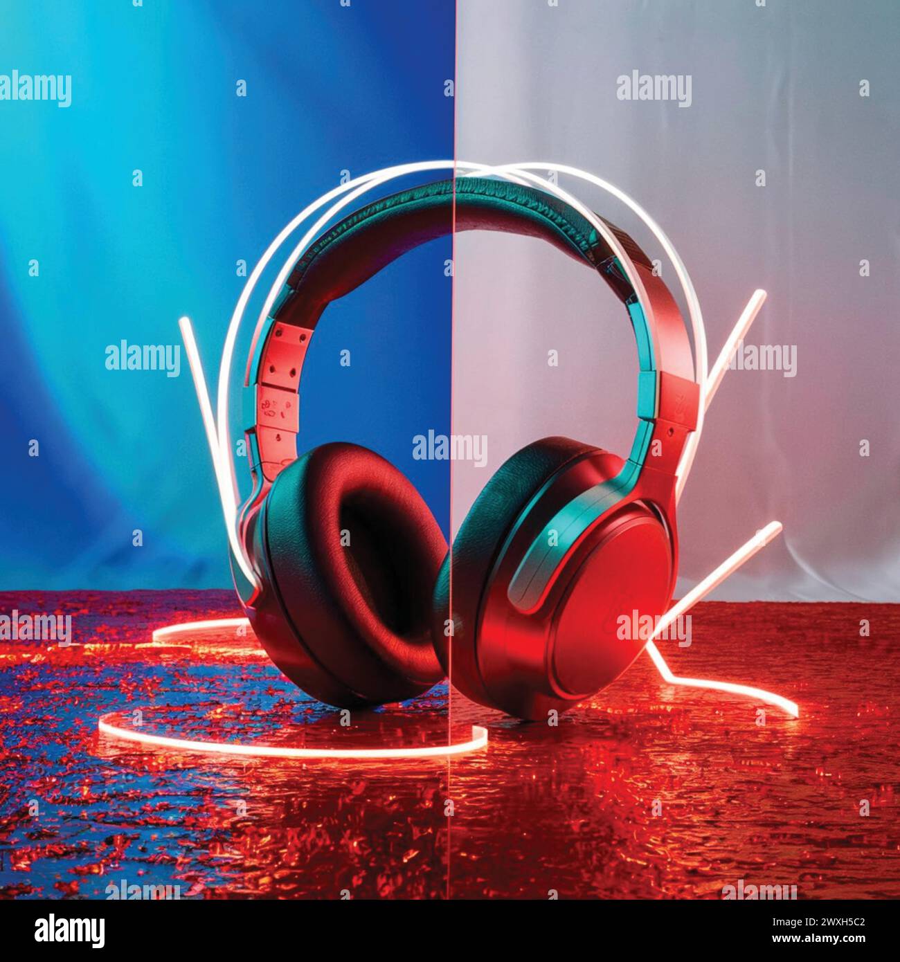 Headphone shoot with isolated white background Stock Vector Image & Art ...