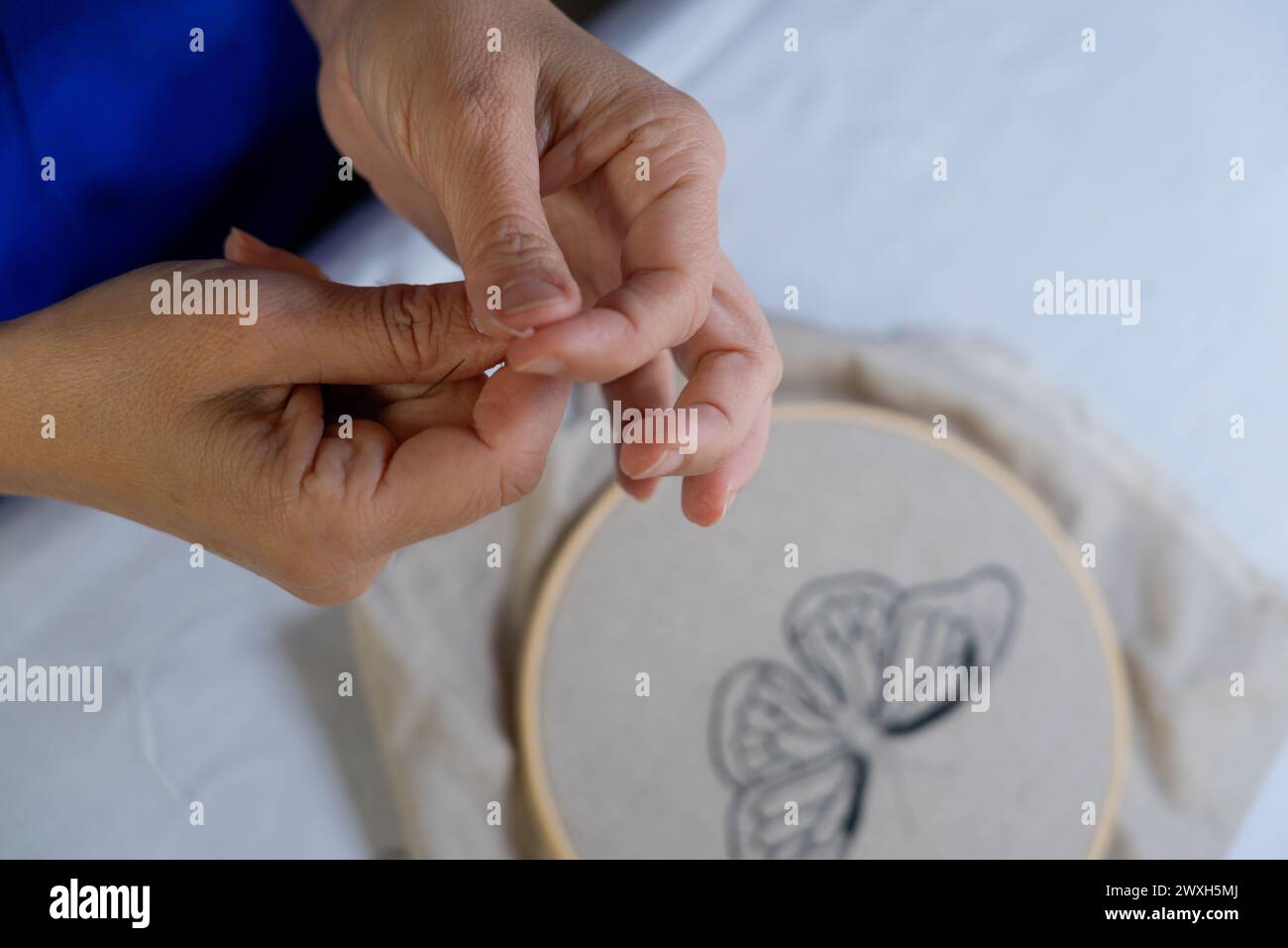 Embroidery project hi-res stock photography and images - Alamy