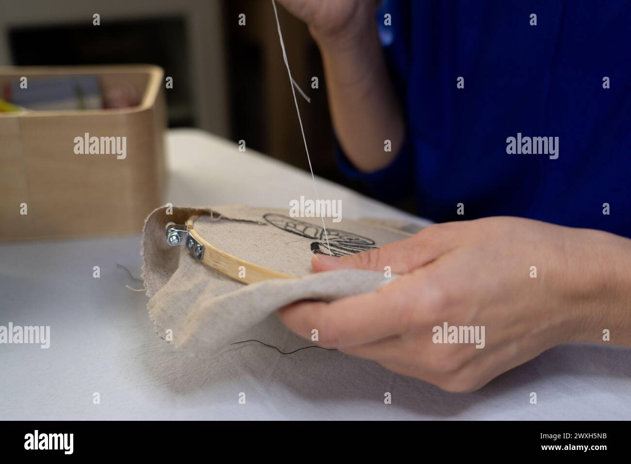Embroidery project hi-res stock photography and images - Alamy