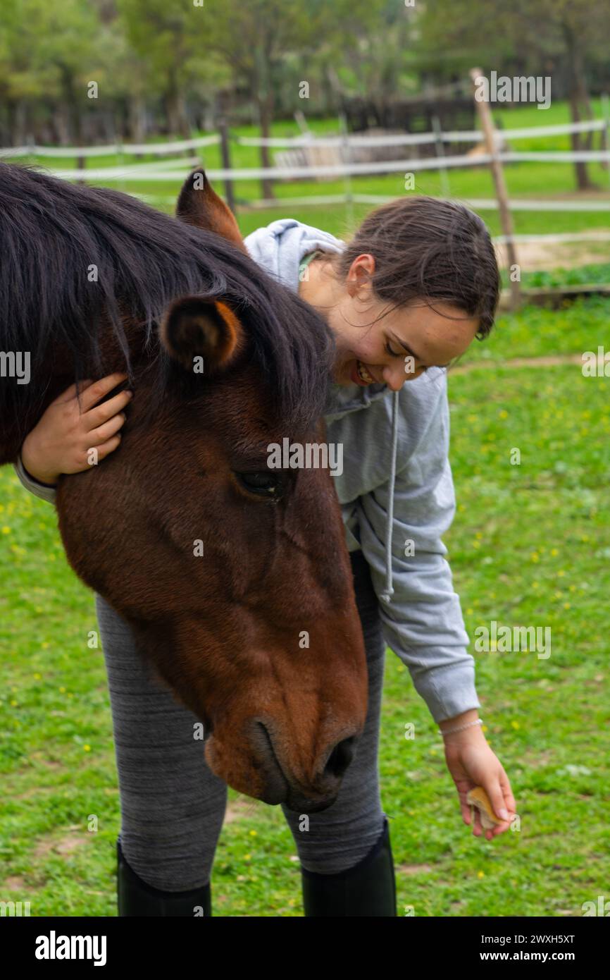 Bond between horse human hi-res stock photography and images - Alamy