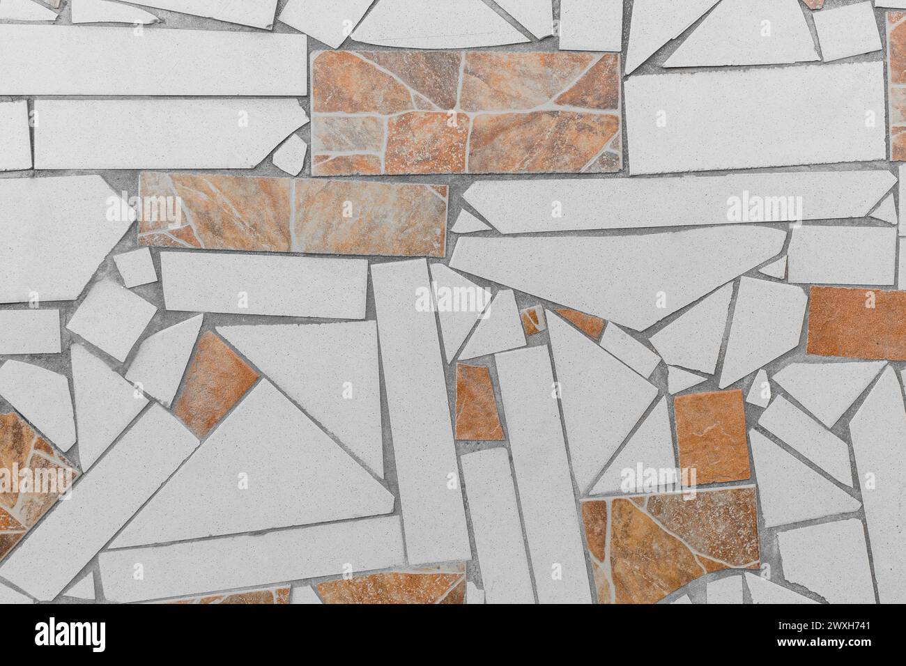 Pattern brown paving slabs floor road surface street city background ...