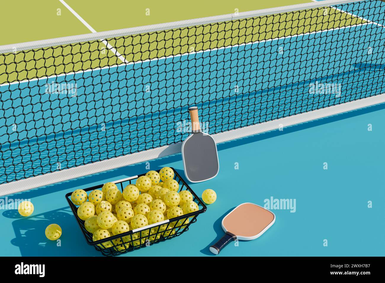 Pickleball banner design hi-res stock photography and images - Alamy