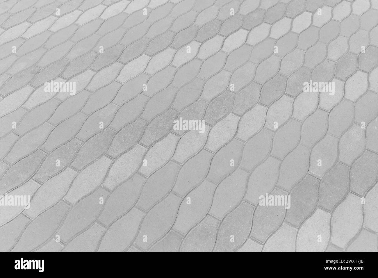 Light Grey Paving Stone Floor Tile Street Pattern Texture Background ...