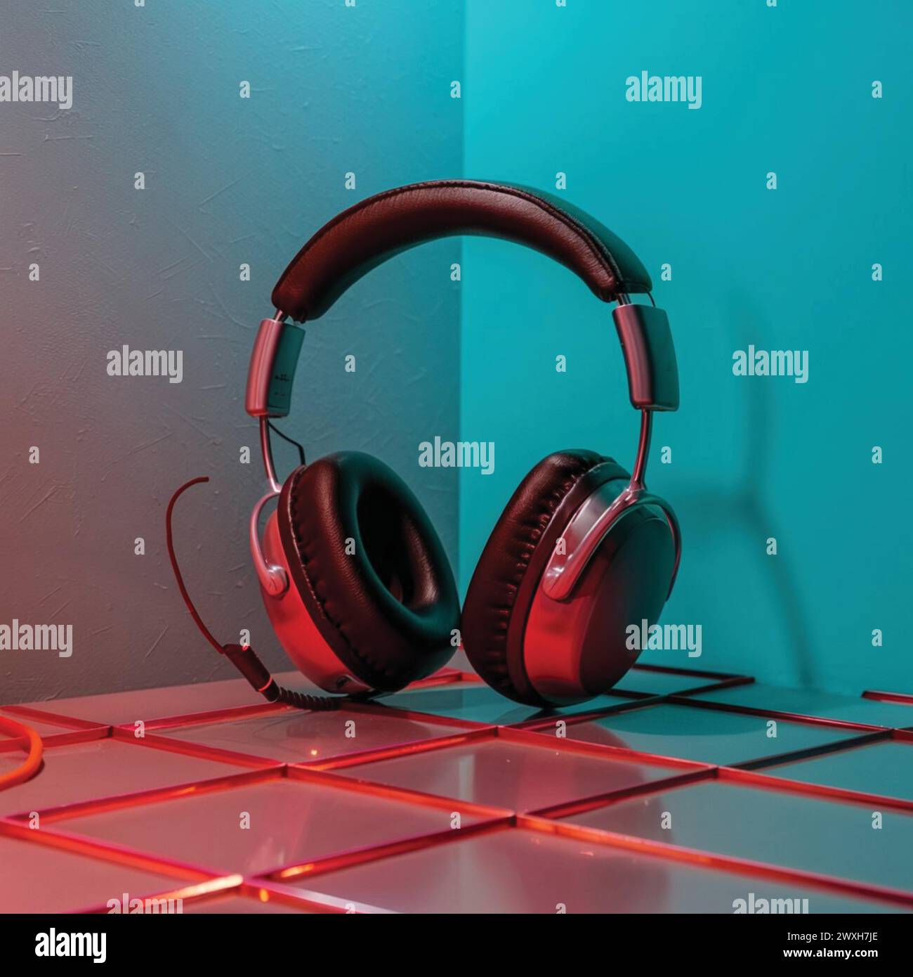 Headphone Shoot With Isolated White Background Stock Vector Image And Art