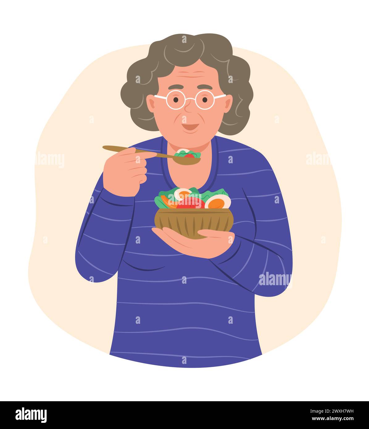 Meal elderly Cut Out Stock Images & Pictures - Alamy