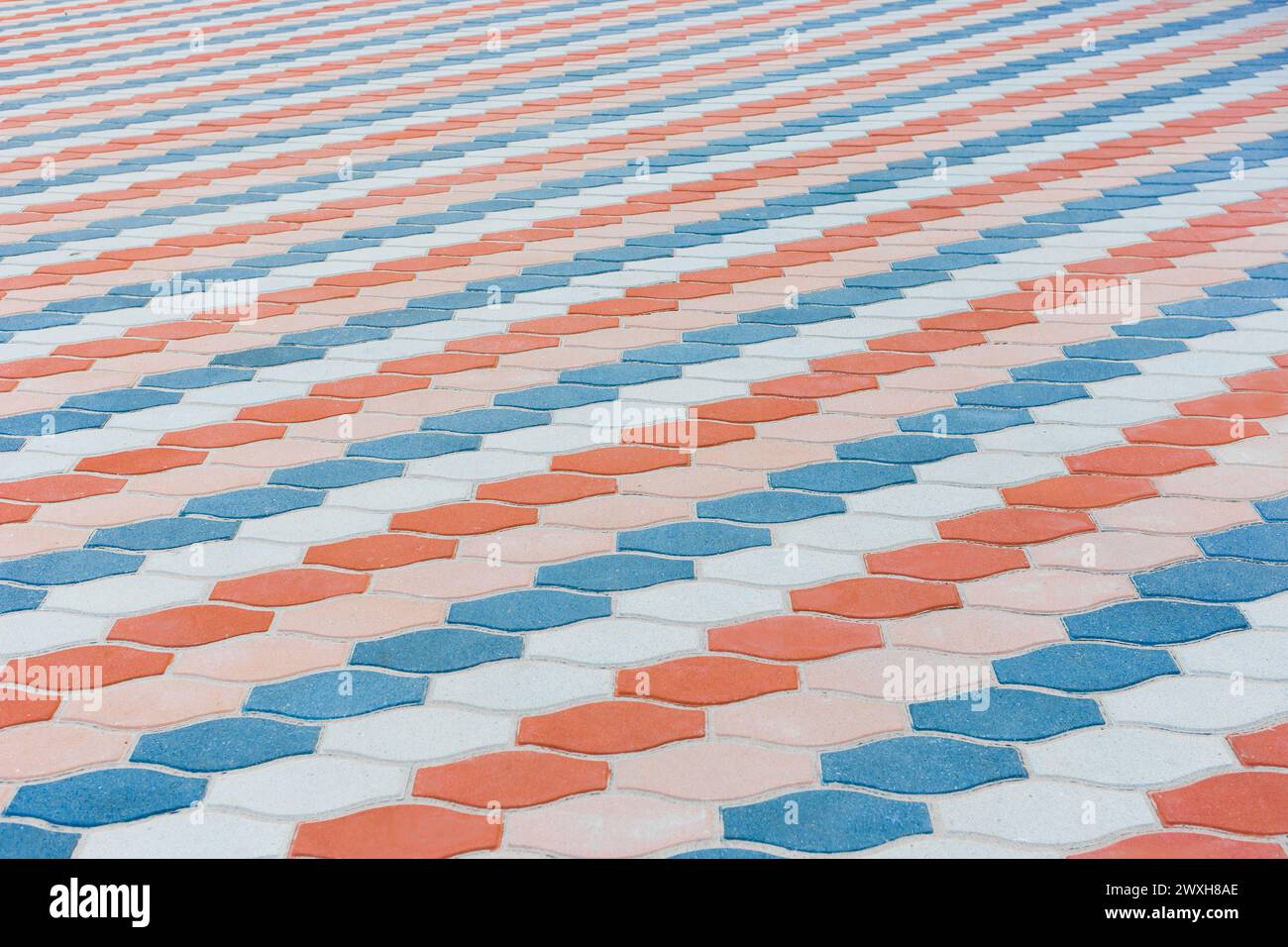 Abstract Colored Pattern Stone Colorful Paving Slabs Floor City Street ...