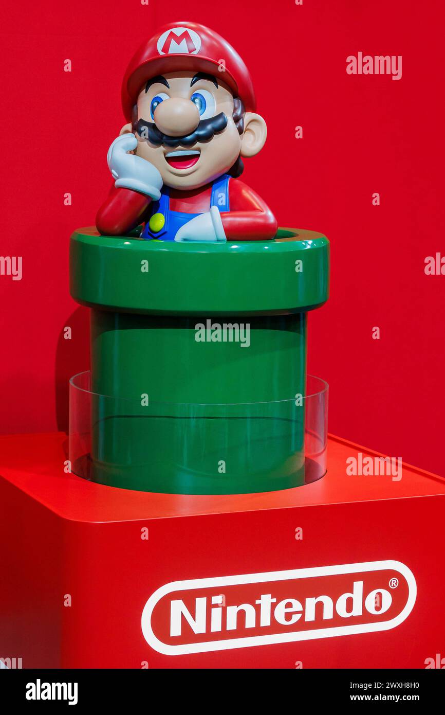 Super Mario von Nintendo, 22.03.2024, Leipzig Deutschland, Event ... Super Mario von Nintendo, 22.03.2024, Leipzig Deutschland, Event ...