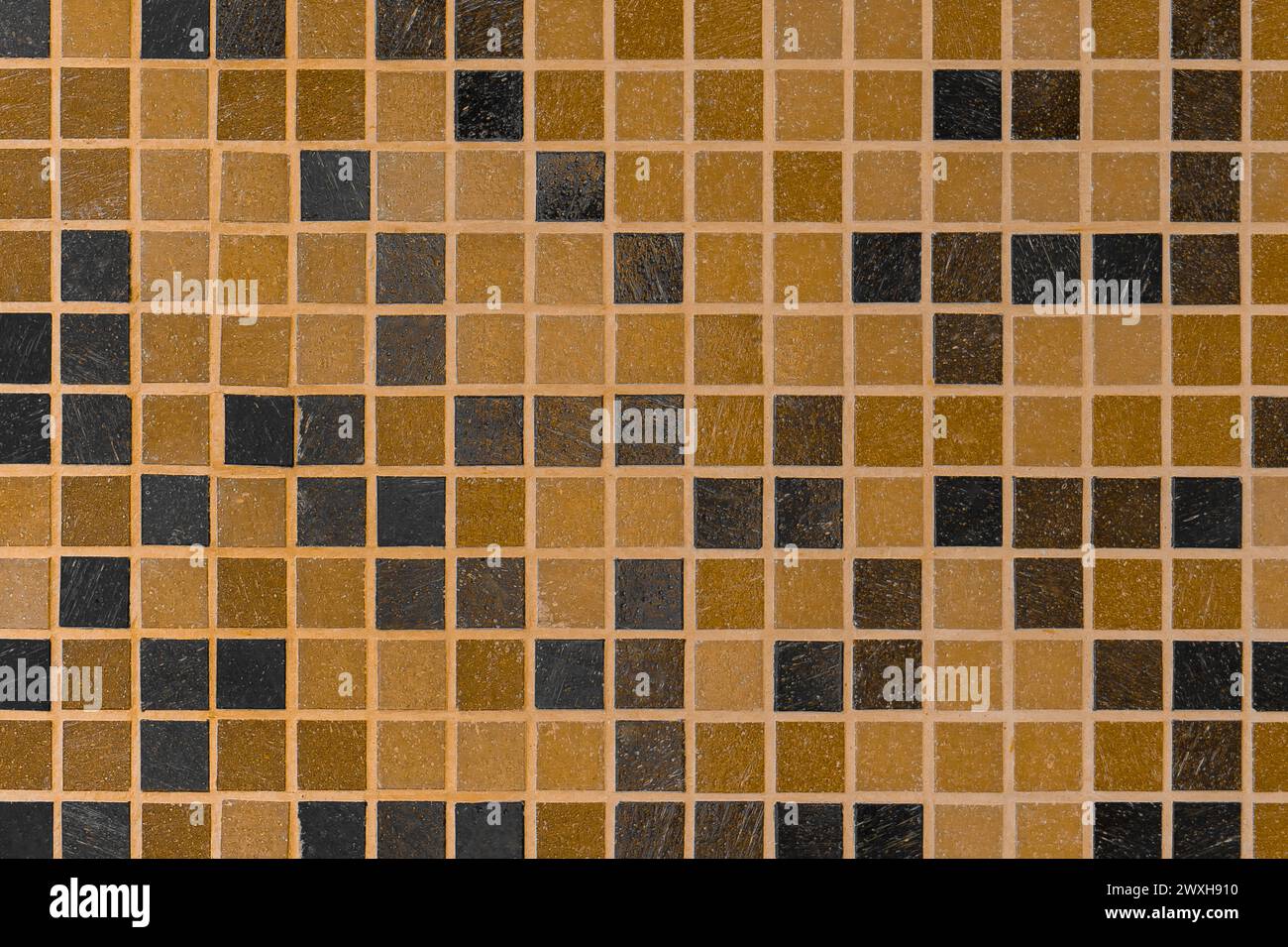 Ceramic Mosaic Tile Square Color Brown Sand Retro Wall Texture ...