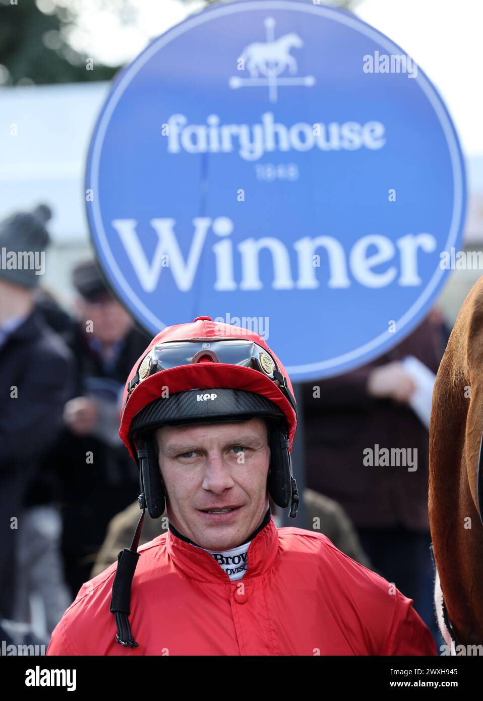 Paul Townend after winning the Ryan's Cleaning Maiden Hurdle with Rath ...