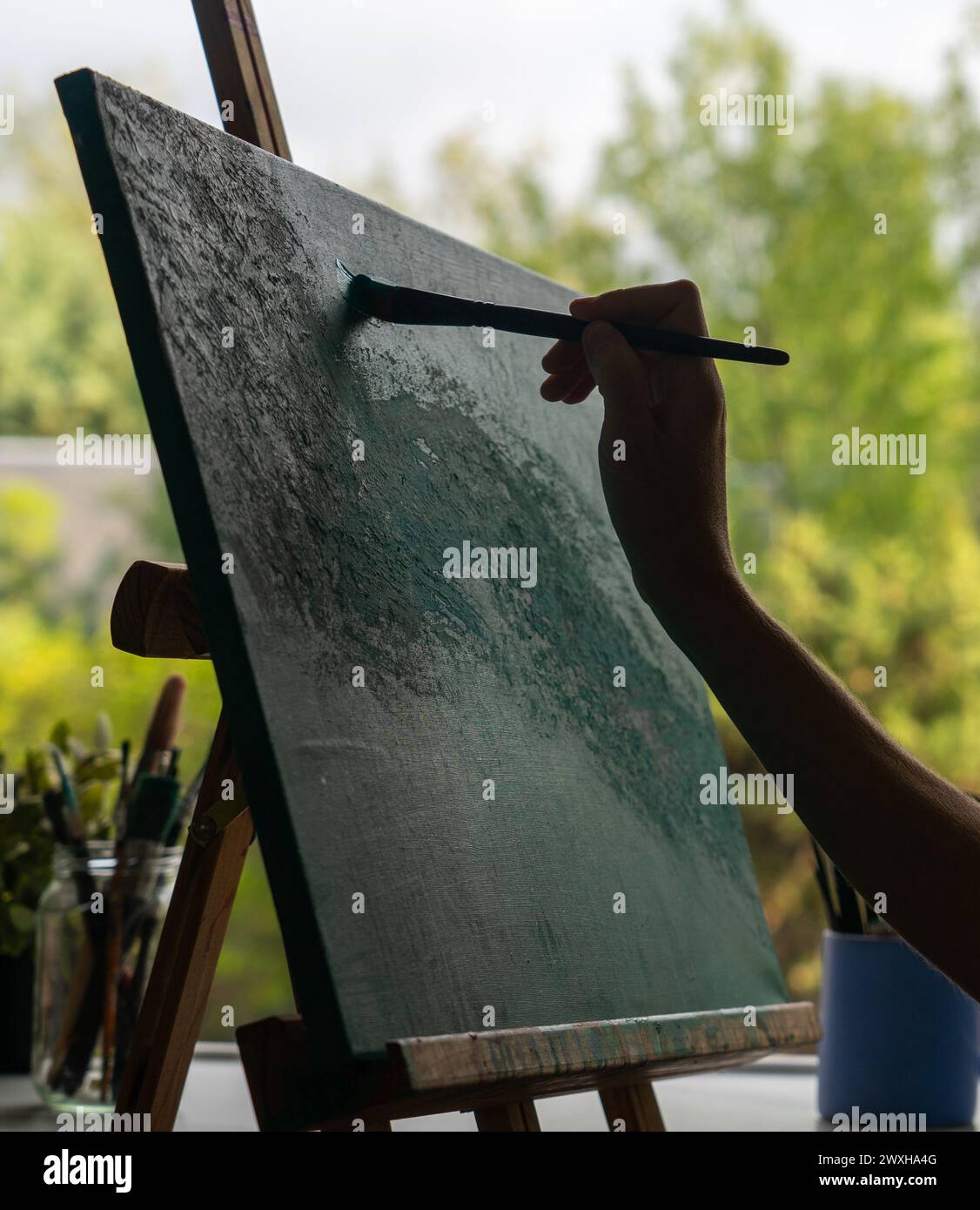 Abstract brushwork hi-res stock photography and images - Alamy