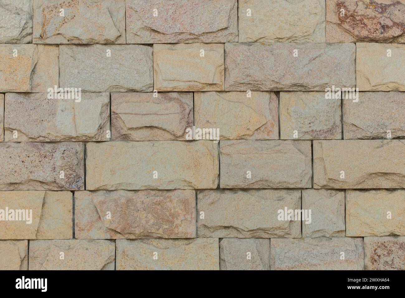 Brick Sand Retro Color Stone Wall Masonry Texture Background Rough ...