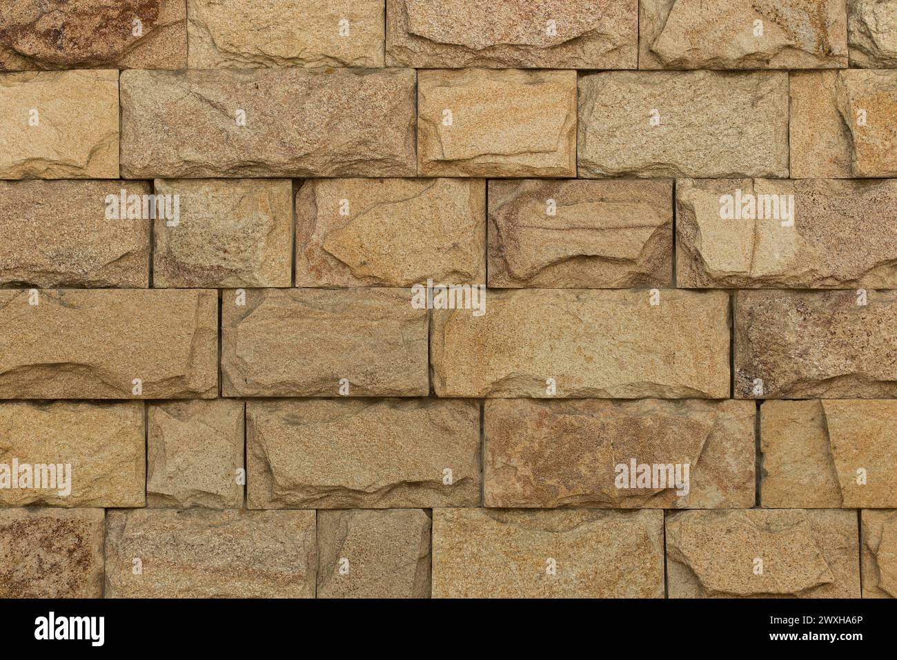 Brick Sand Retro Color Stone Wall Masonry Texture Background Rough ...