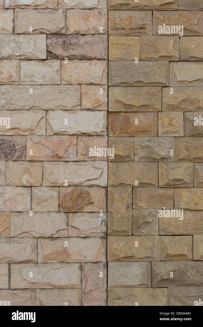 Brick Sand Retro Color Stone Wall Masonry Texture Background Rough ...