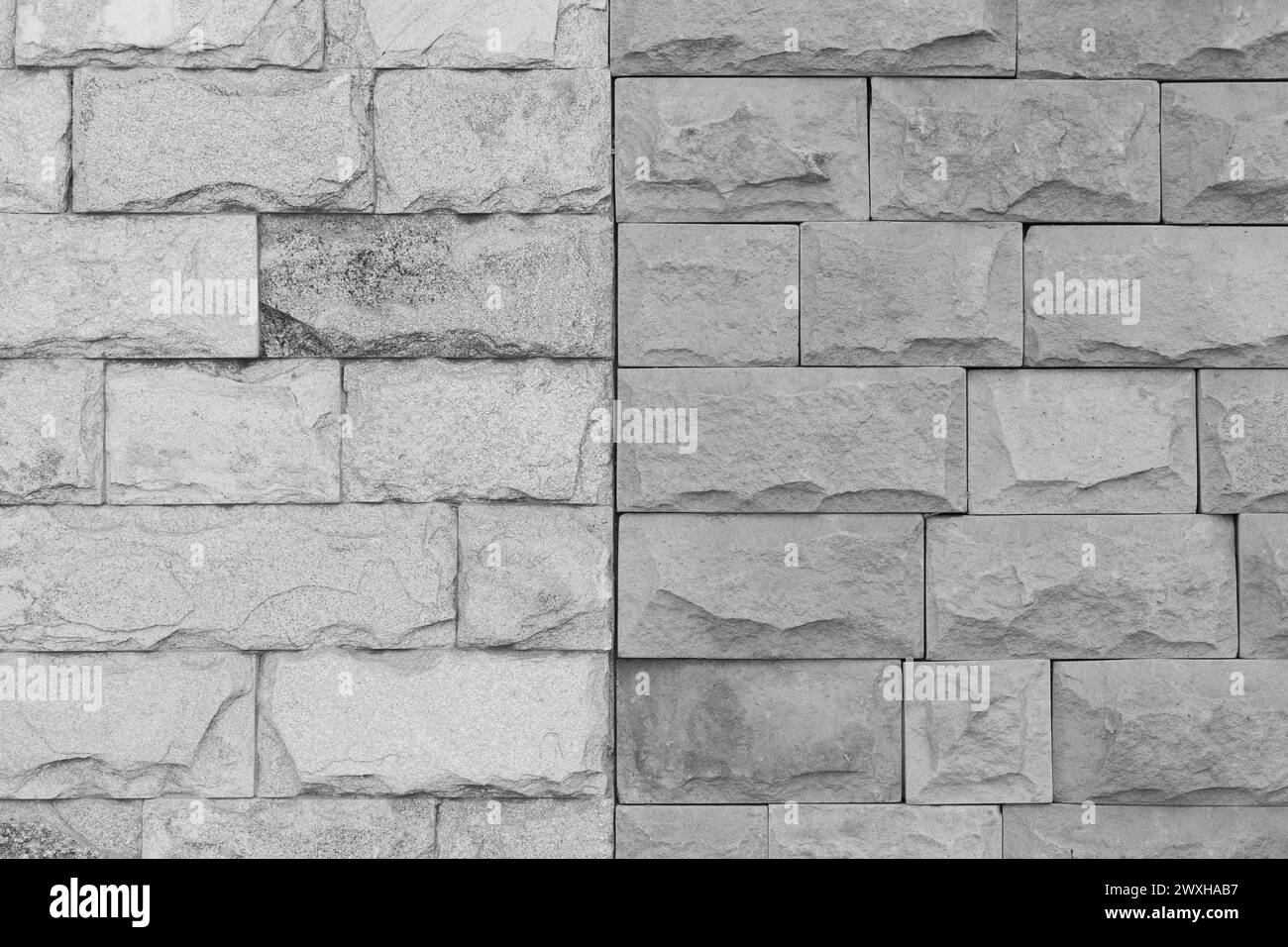 Grey stone wall brickwork brick wall masonry texture background pattern ...