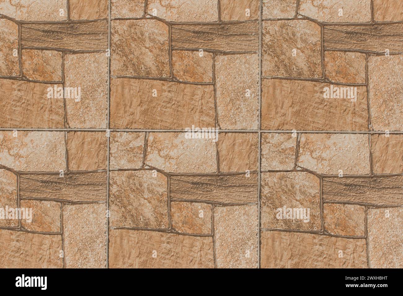 Brown Stone Pattern Abstract Floor Tile Surface Texture Background ...
