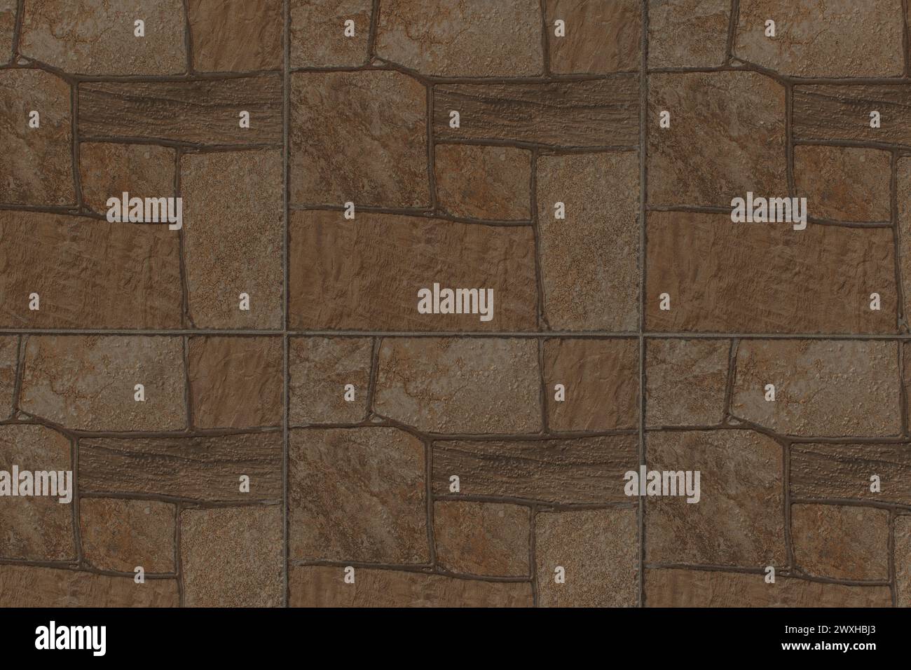 Brown Stone Floor Tile Abstract Pattern Surface Texture Background ...