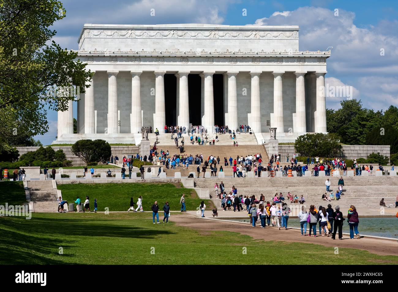 Washington dc and lincoln memorial hi-res stock photography and images ...