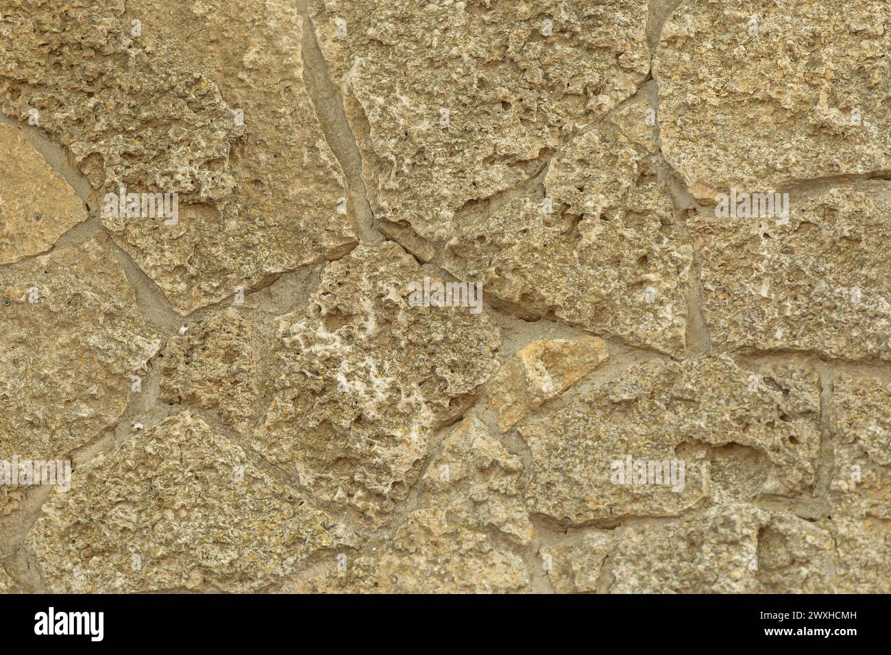 Light Yellow Dirty Color Retro Vintage Sand Stone Rough Texture ...