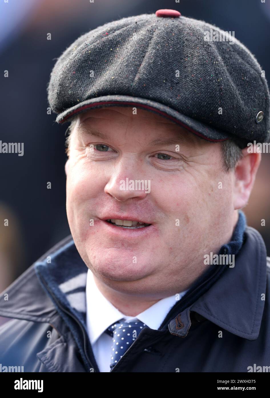 Gordon Elliott during the Fairyhouse Easter Festival 2024 at Fairyhouse ...