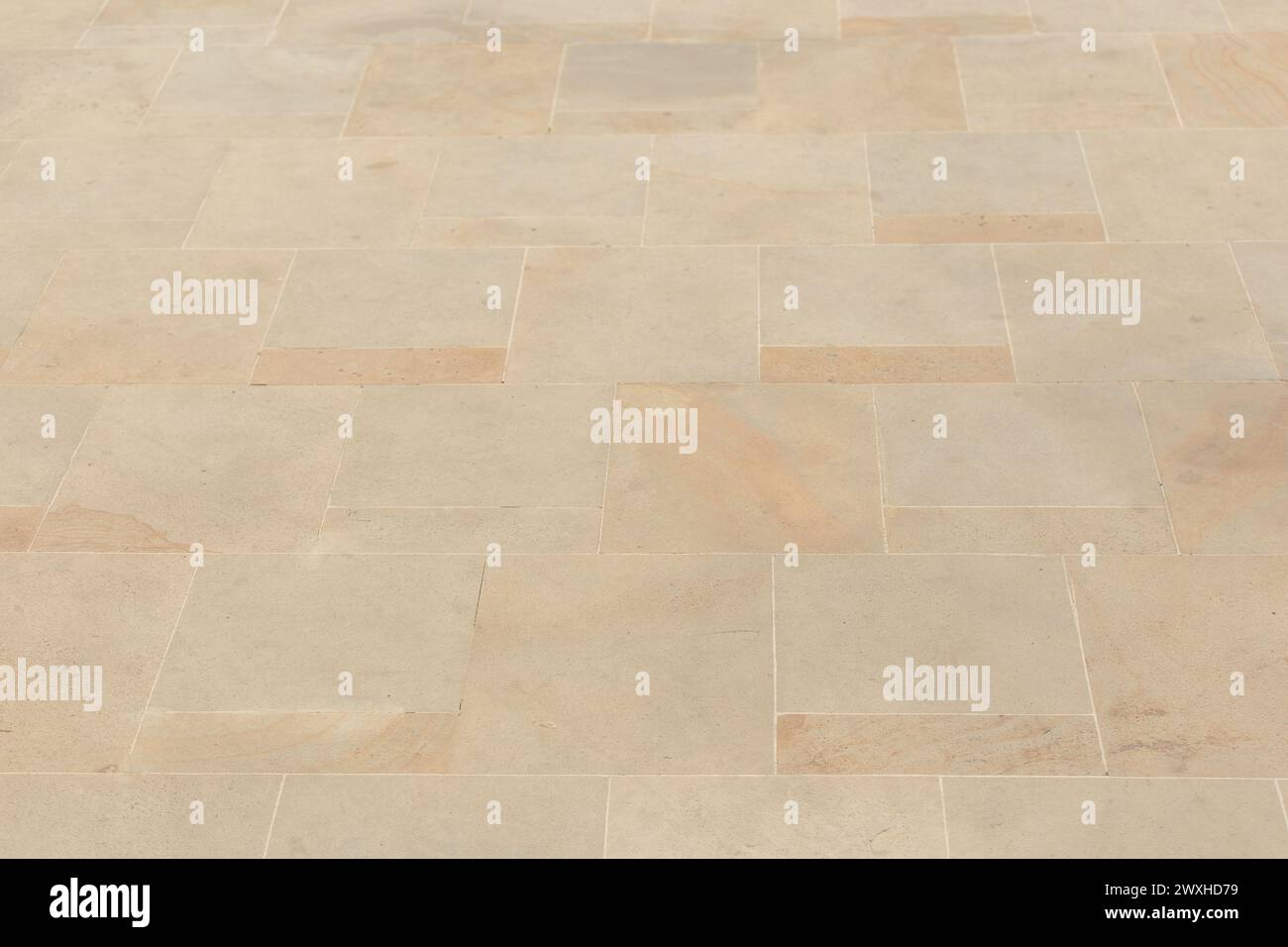 Light Beige Color Paving Slabs Floor Surface Street Texture City ...