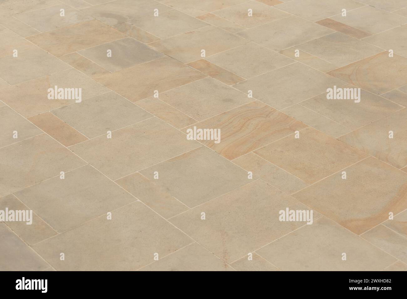 Light Beige Color Paving Slabs Floor Surface Street Texture City ...