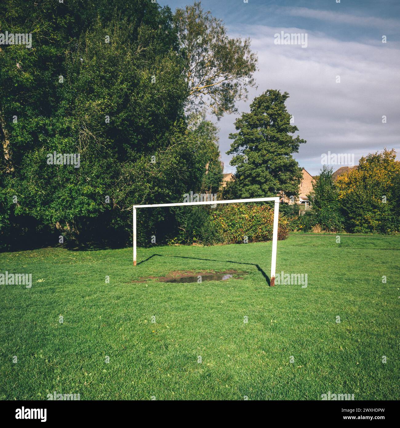 Goal posts as bushes hi-res stock photography and images - Alamy