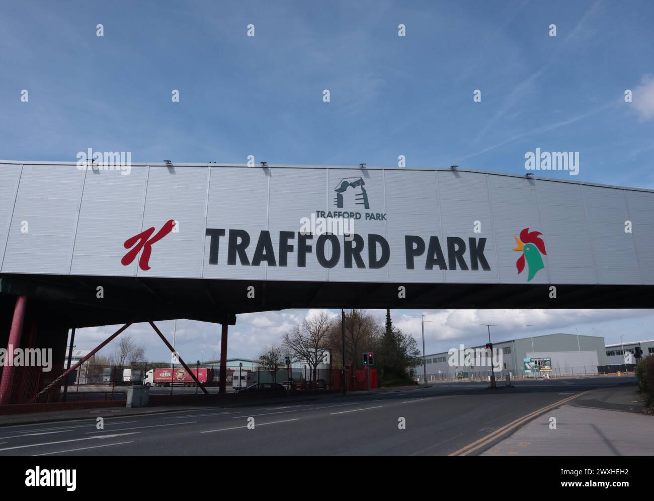 Manchester England UK 31st March 2024 Kellogg's manufacturing plant in ...