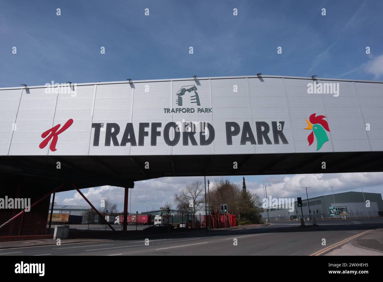 Manchester England UK 31st March 2024 Kellogg's manufacturing plant in ...