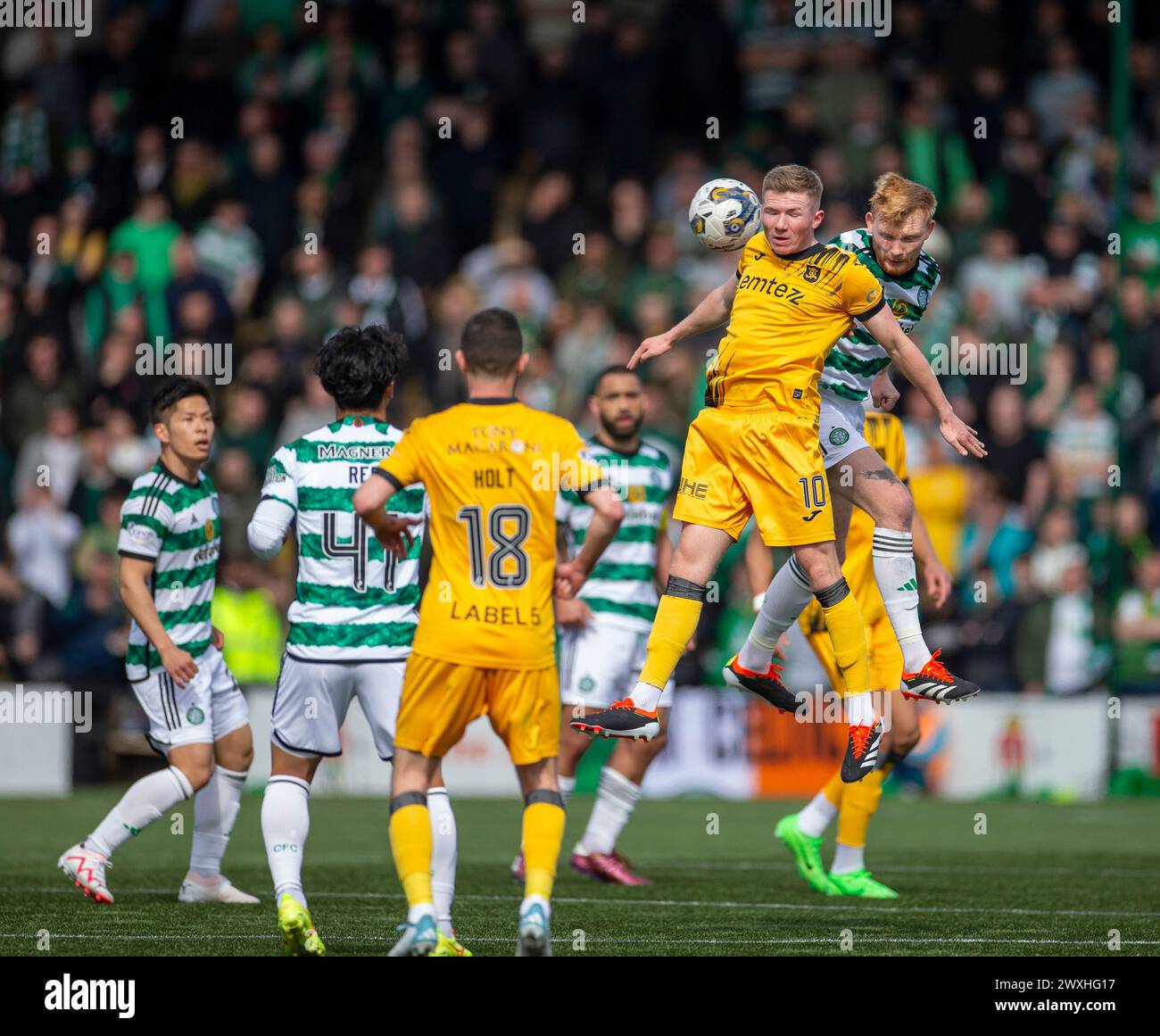 Almondvale Stadium, Livingston, Scotland. 31st March 2024; 31st March ...