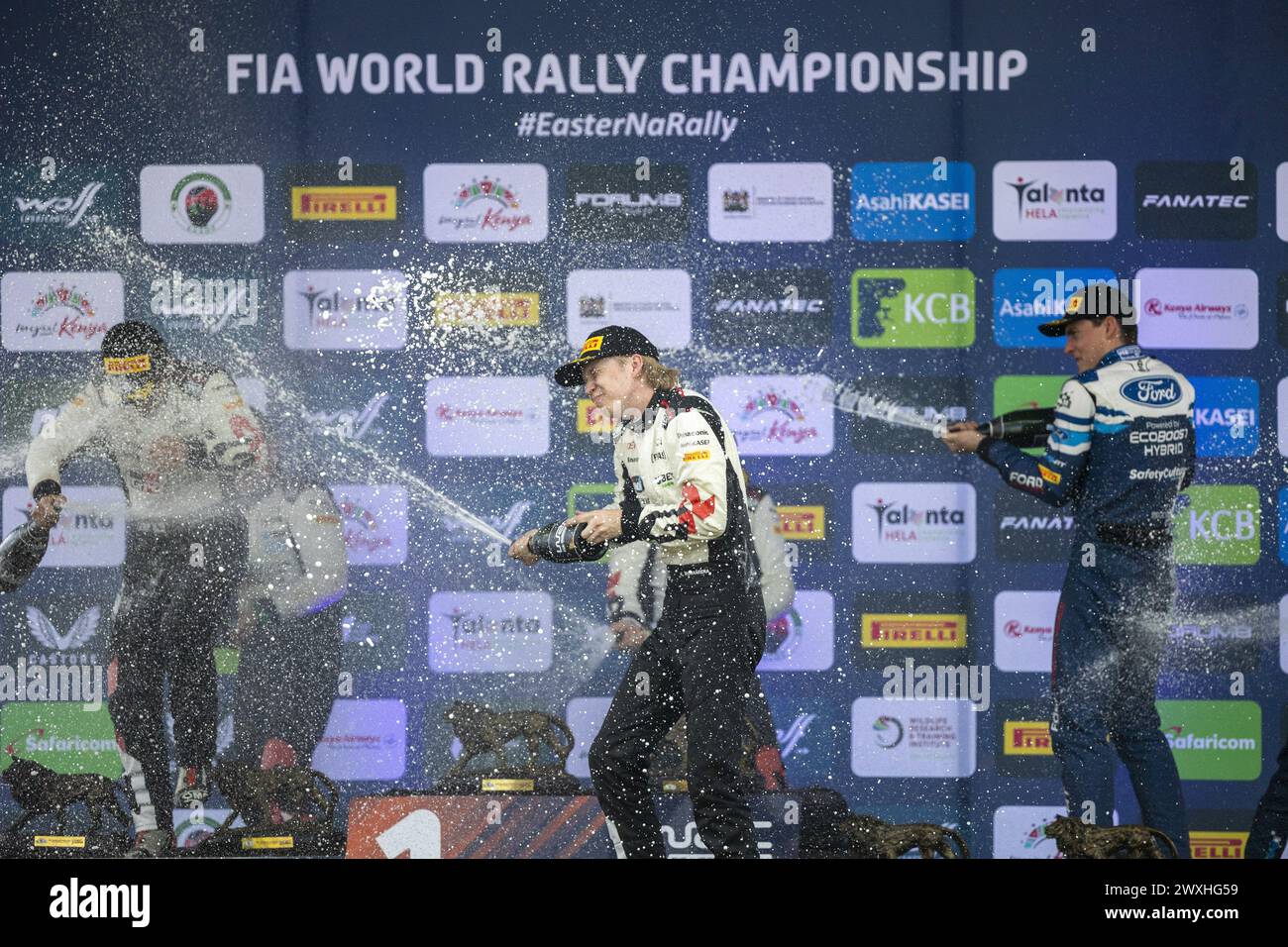 ROVANPERA Kalle, Toyota GR Yaris Rally1, portraitduring the Safari ...