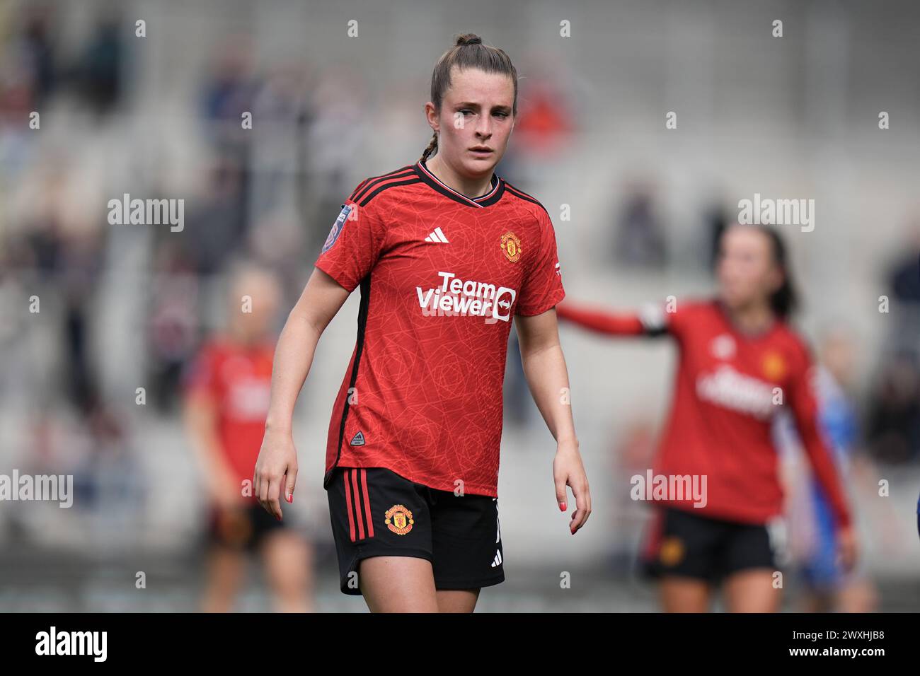 Leigh, UK. 31st Mar 2024. Leigh, UK. 31st Mar 2024. Manchester United ...