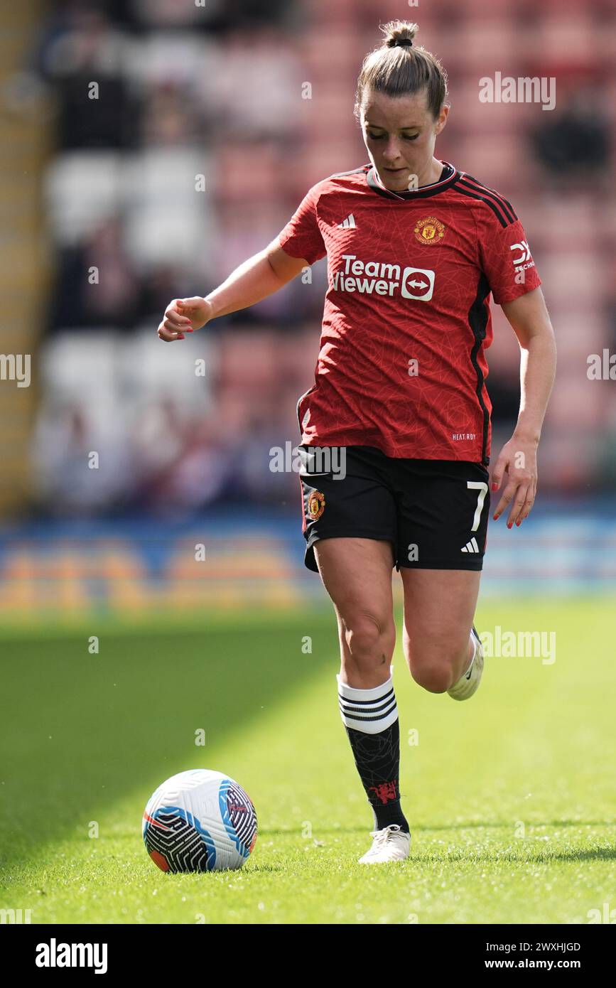 Leigh, UK. 31st Mar 2024. Leigh, UK. 31st Mar 2024. Manchester United ...