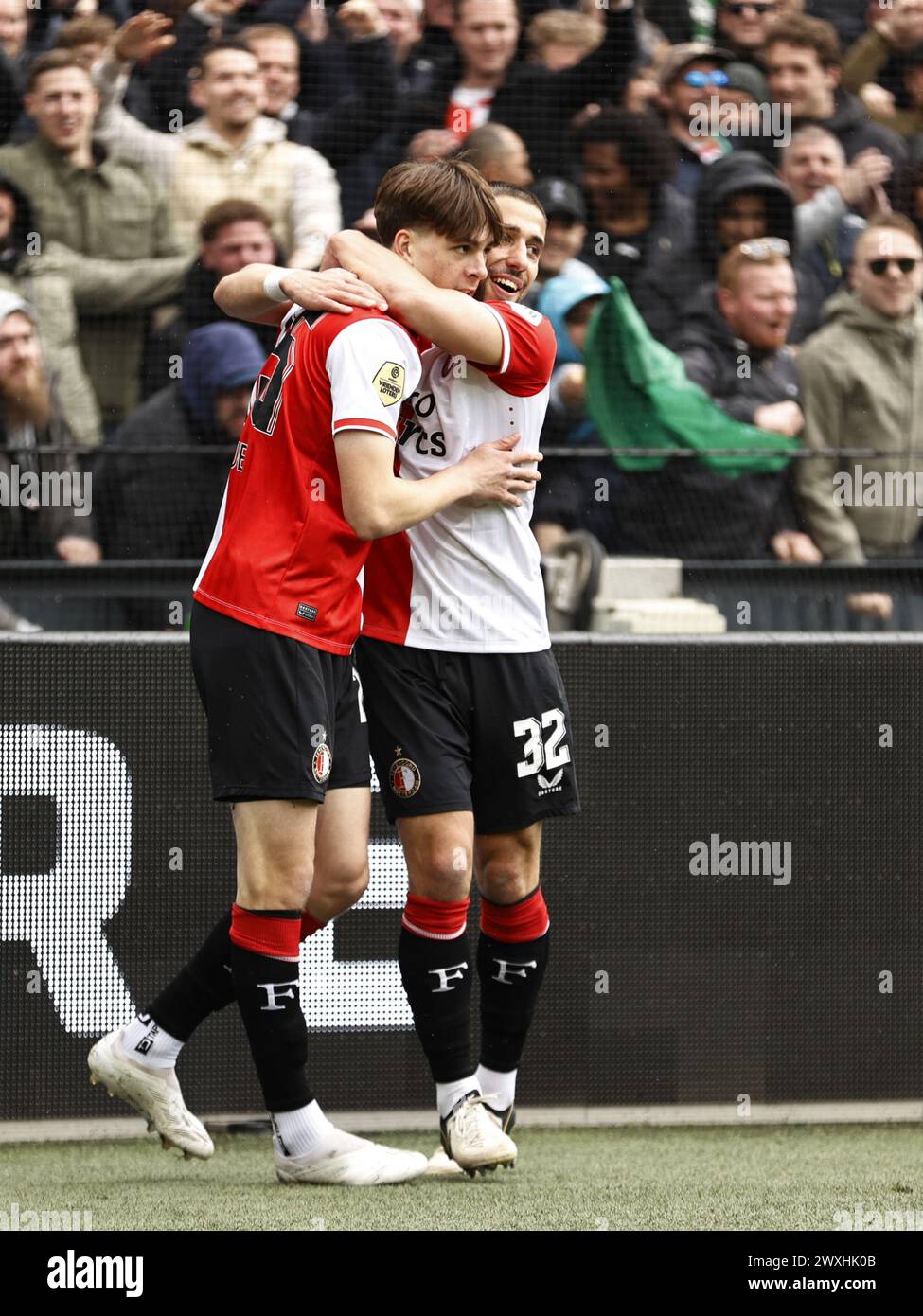 ROTTERDAM - (l-r) Leo Sauer of Feyenoord, Ondrej Lingr of Feyenoord ...