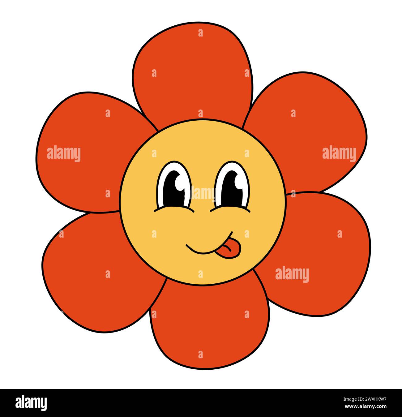 Flower Emoticon Face