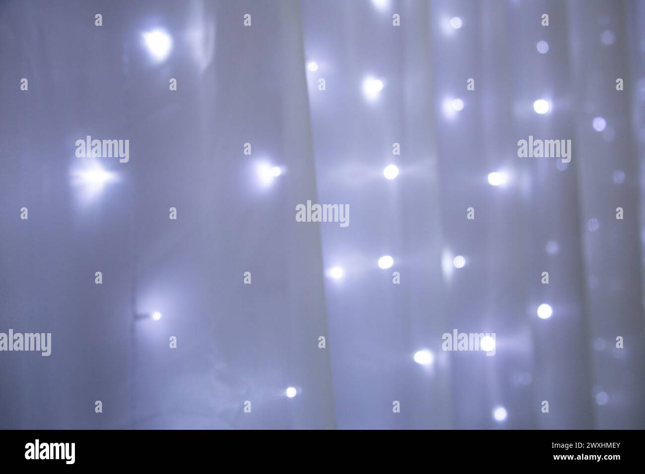 GOIANIA GOIAS BRAZIL - MARCH 30 2024: White lights on, defocused, in ...