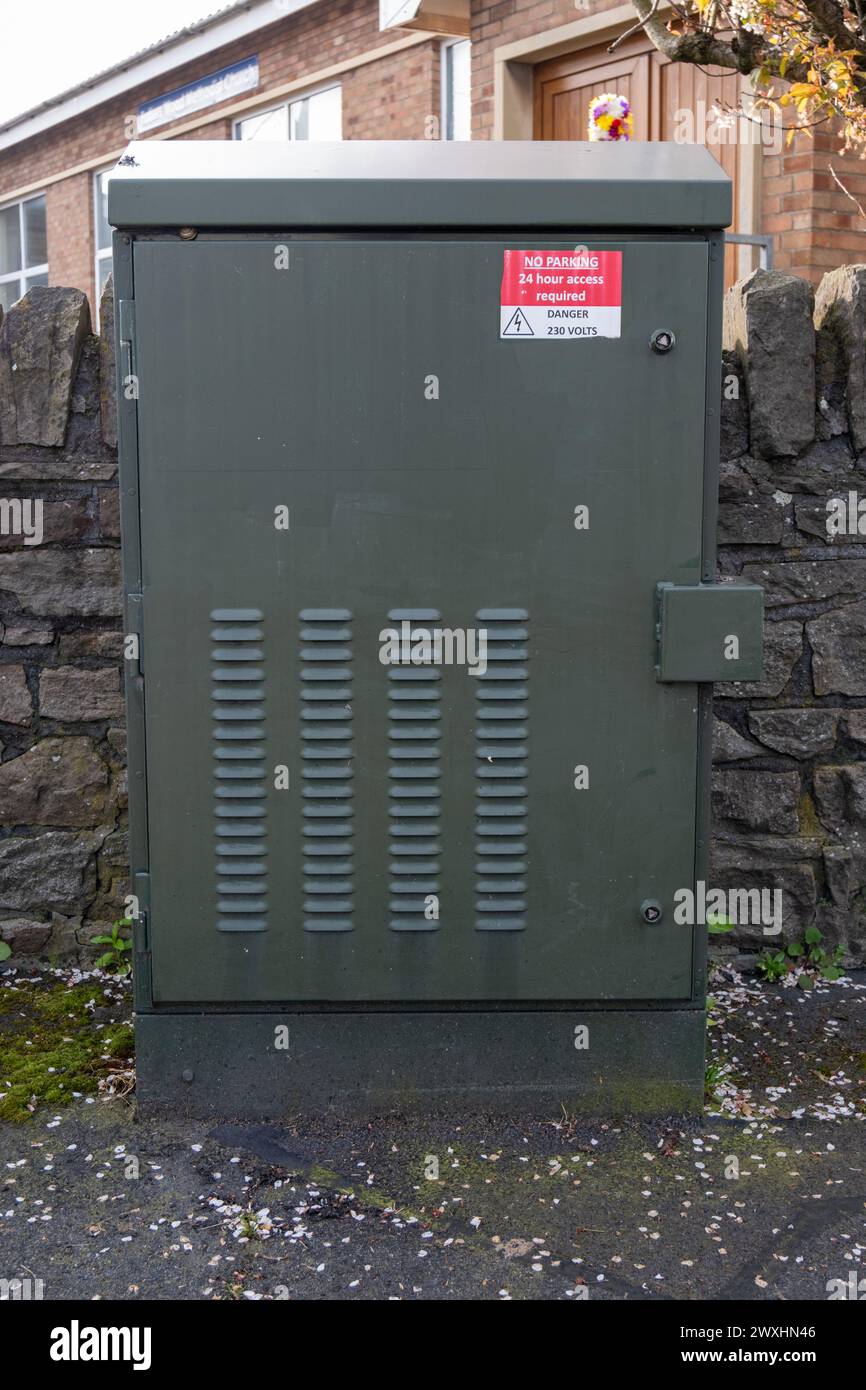 BT junction box, Bristol (Mar 24 Stock Photo - Alamy