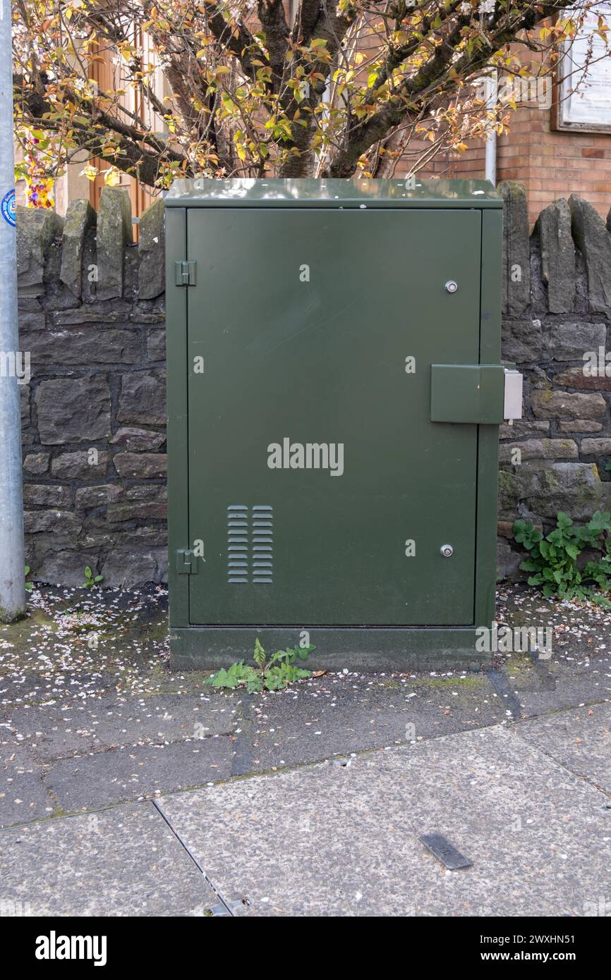 BT junction box, Bristol (Mar 24 Stock Photo - Alamy
