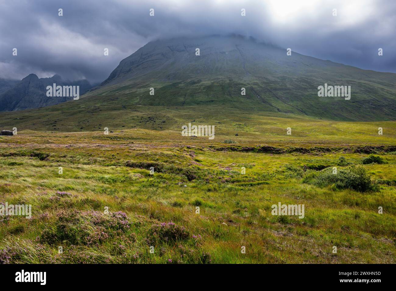 Section of the River Brittle, The Cuillin Range , Isle of Skye ...