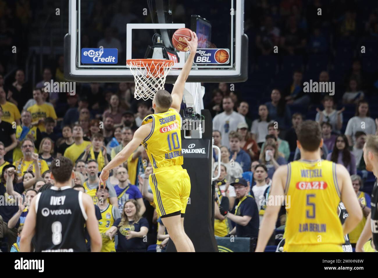 Berlin, Germany, 31, March, 2024. Tim Schneider during the match ...
