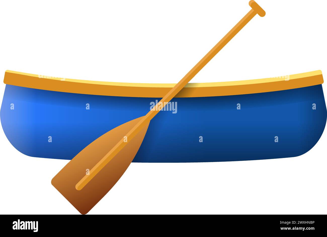 Canoe vector vectors hi-res stock photography and images - Alamy
