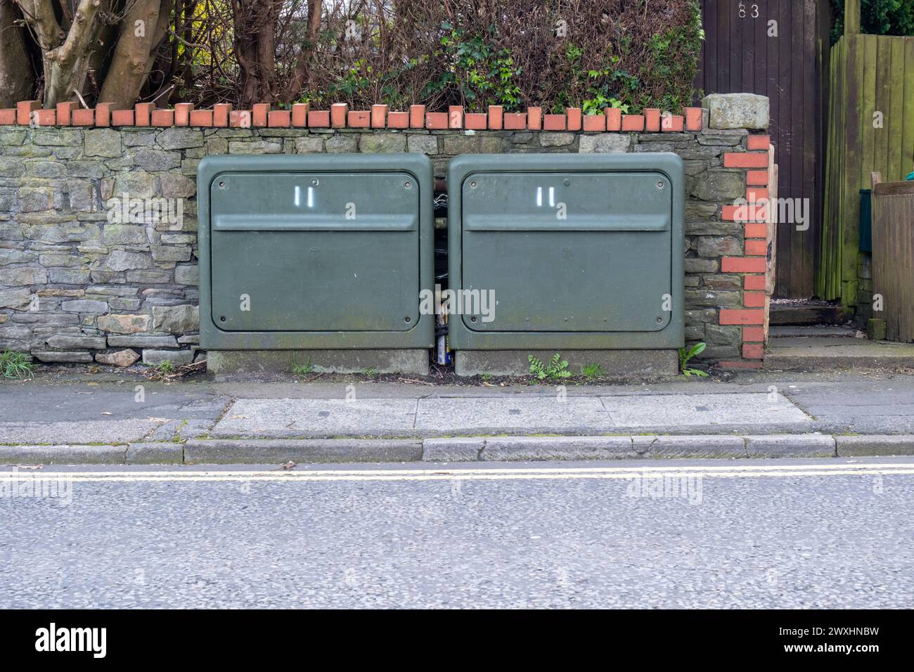 BT junction box, Bristol (Mar 24 Stock Photo - Alamy